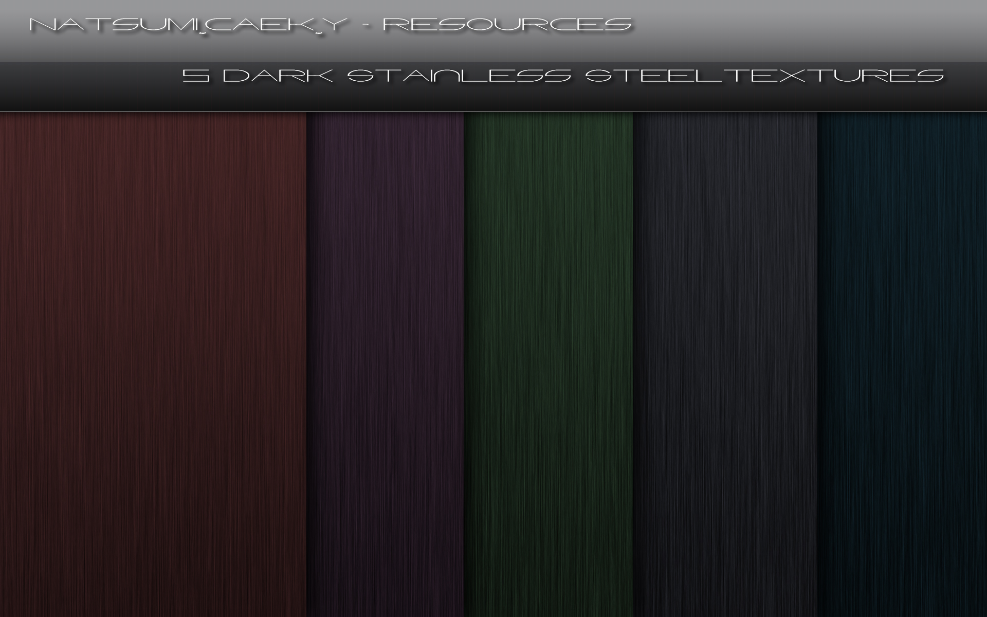 5 Dark Stainless Steel Textures by Natsum-i on DeviantArt