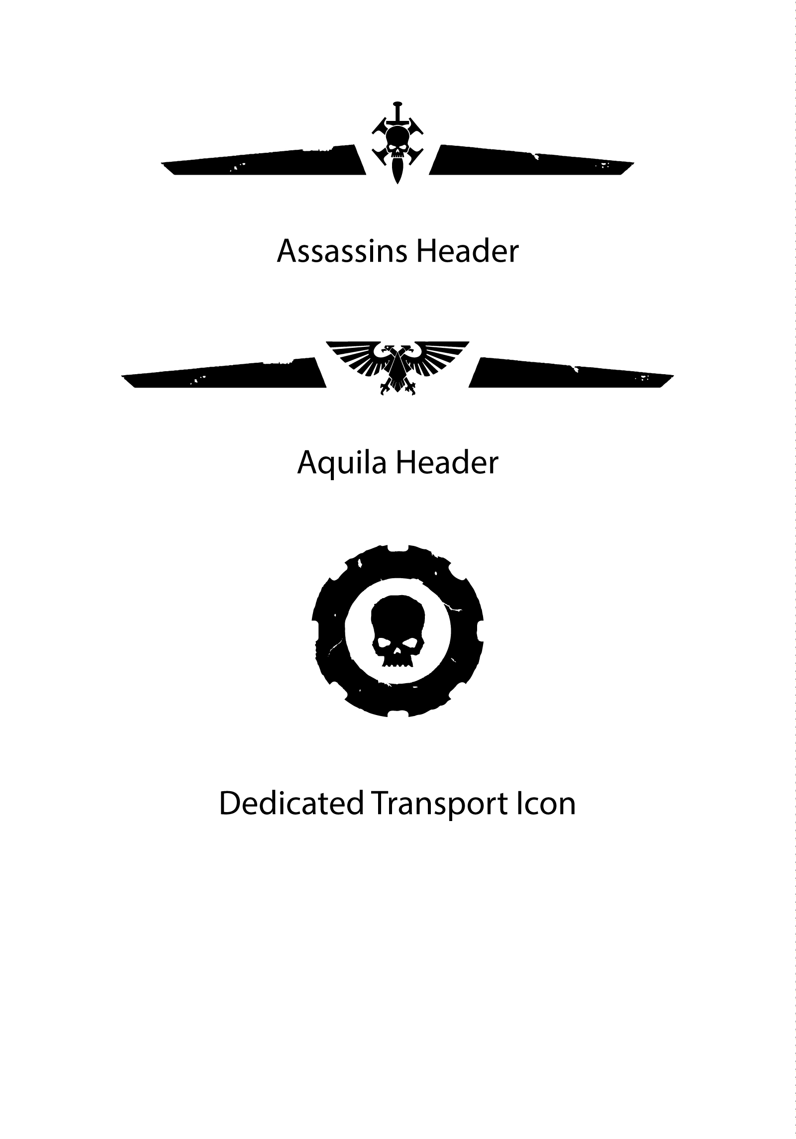 Miscellaneous 40k Icons by J3fwt on DeviantArt