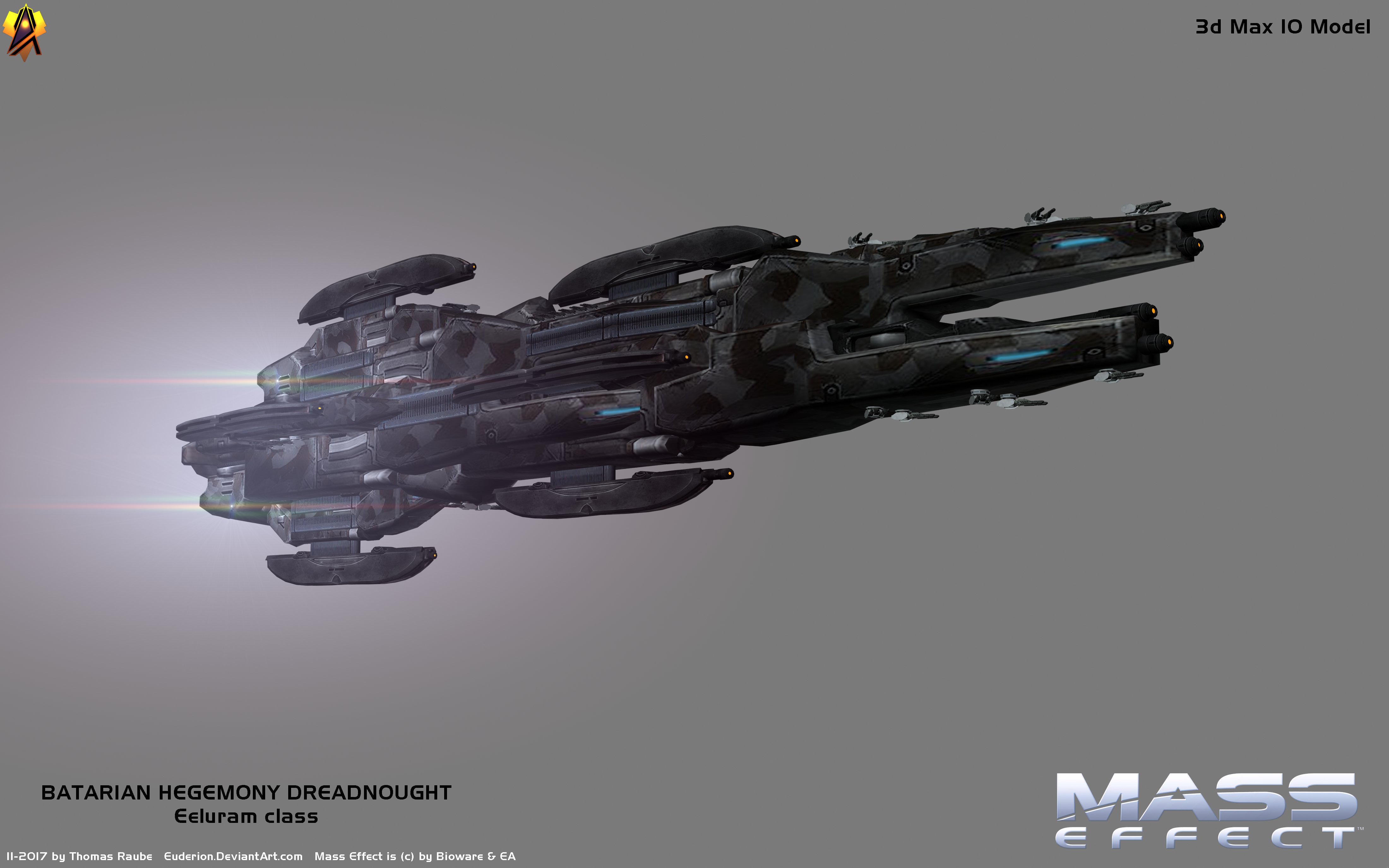 Batarian Dreadnought 3dMax 10 Model by Euderion on DeviantArt