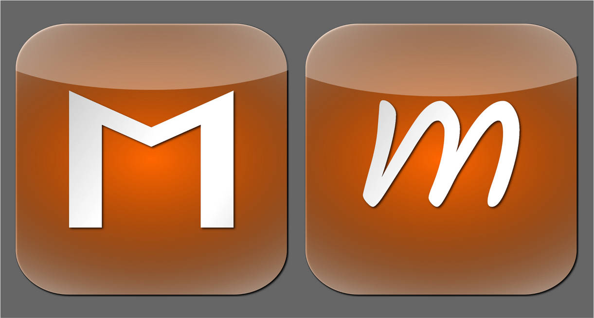 Linux mint dark-orange sqare logo-icon by Ivanmladenovi on DeviantArt