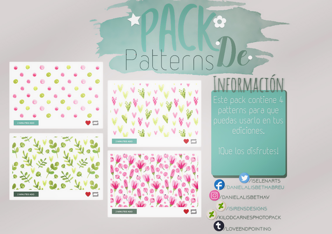 Resource 27 ~ Focus {Patterns} by ISirensDesigns on DeviantArt