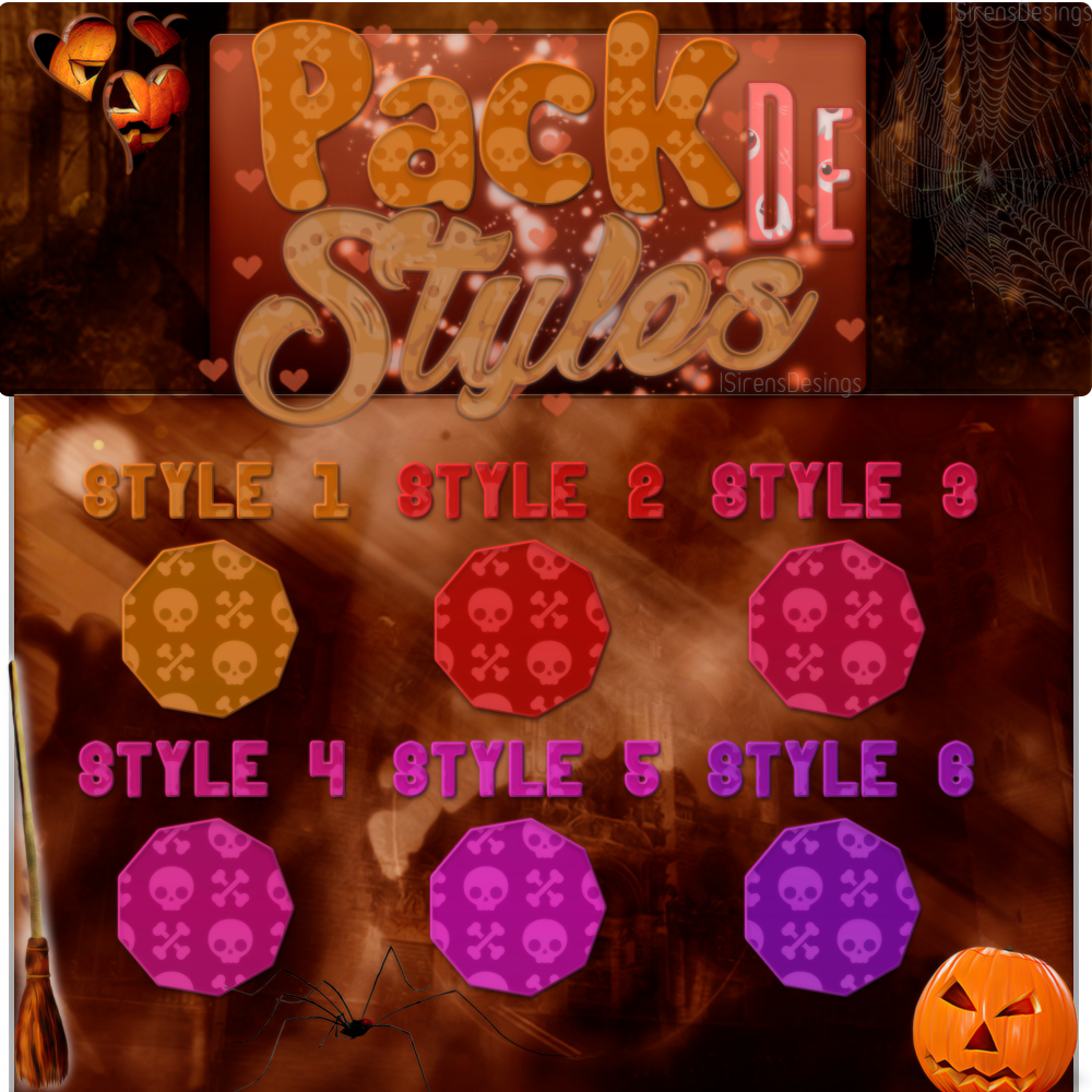 Resource 57 ~ Boo! {Styles} by ISirensDesigns on DeviantArt