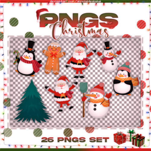 #Resource 240 ~ Pngs Christmas by ISirensDesigns on DeviantArt