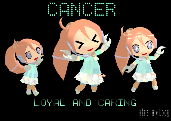 MMDZodiac - Chibi Cancer Miku + Download by Aira-Melody on DeviantArt