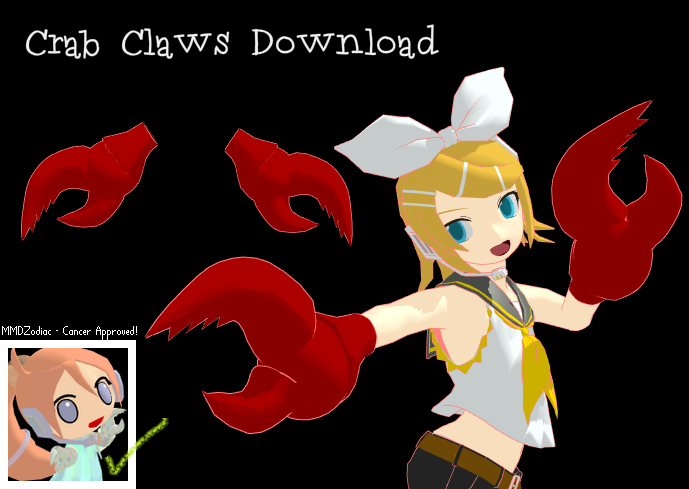 MMD - Crab Claws Download by Aira-Melody on DeviantArt