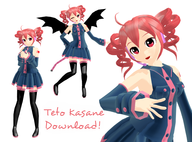 Mmd Teto Kasane Chibi By Miudaishidan On Deviantart
