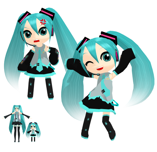 MMD - Chibi Miku 2 + Download by Aira-Melody on DeviantArt