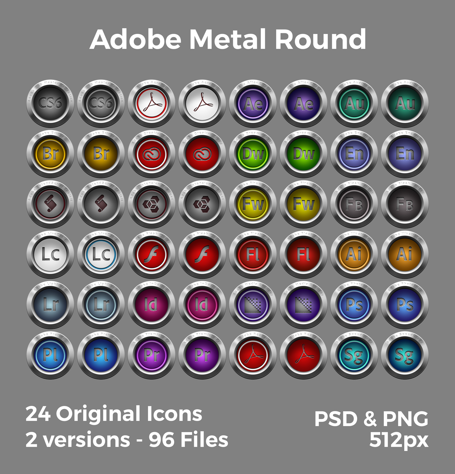 Adobe Metal Round by SamirPA on DeviantArt