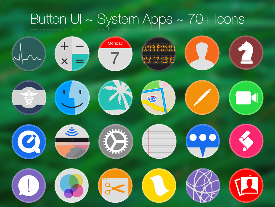 Button UI ~ System Icons by BlackVariant on DeviantArt