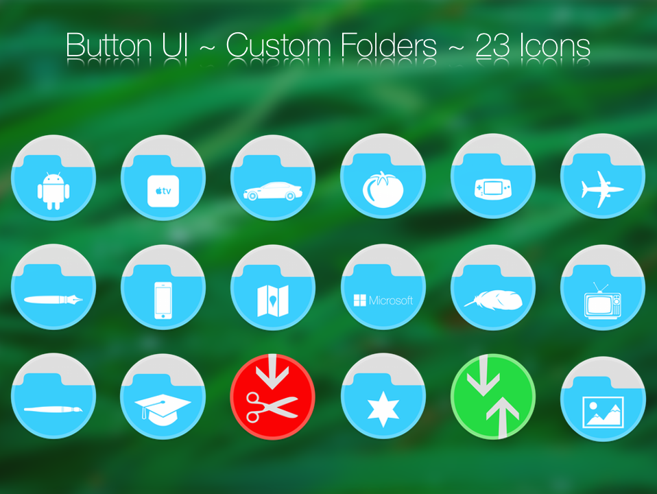 Button UI ~ Custom Folders by BlackVariant on DeviantArt