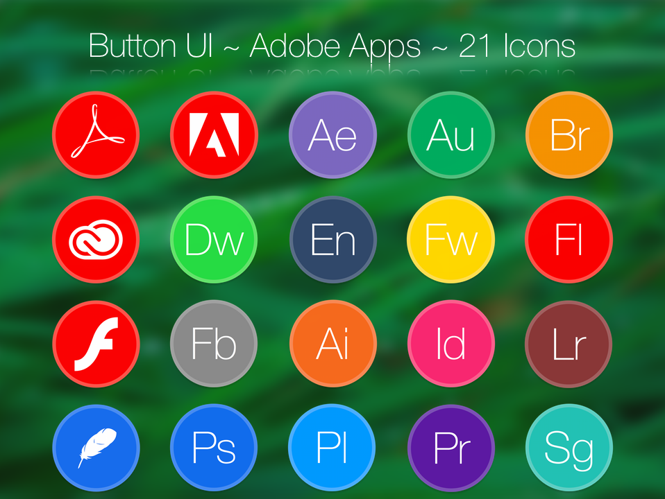Button UI ~ Adobe Apps by BlackVariant on DeviantArt