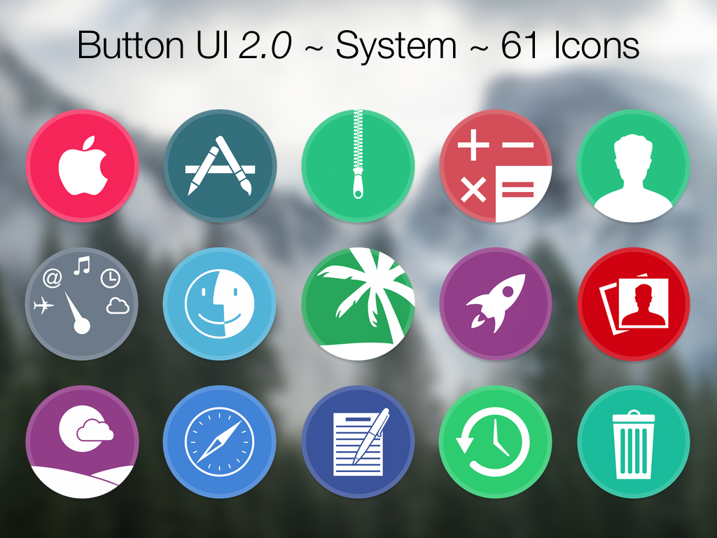 Button UI 2.0 ~ System Icons by BlackVariant on DeviantArt