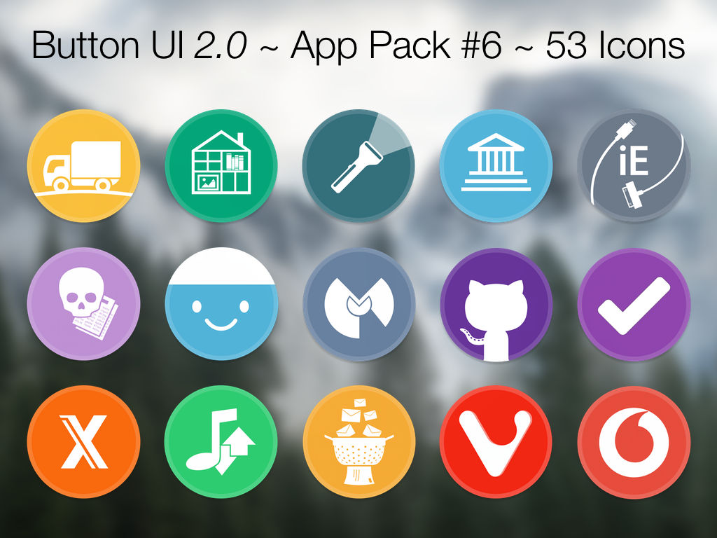 Button UI 2.0 ~ App Pack #6 by BlackVariant on DeviantArt