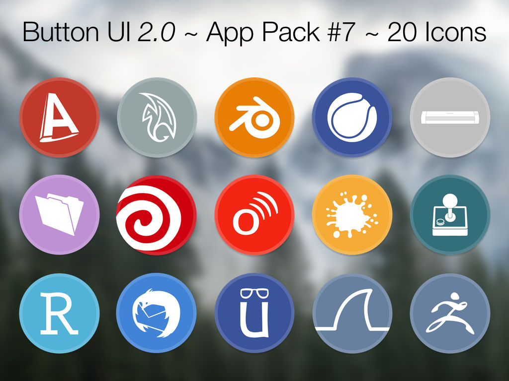 Button UI 2.0 ~ App Pack #7 by BlackVariant on DeviantArt