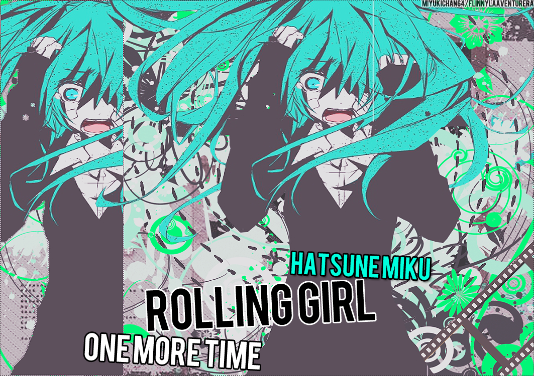 Hatsune Miku-Rolling girl by flinnylaaventurera on DeviantArt