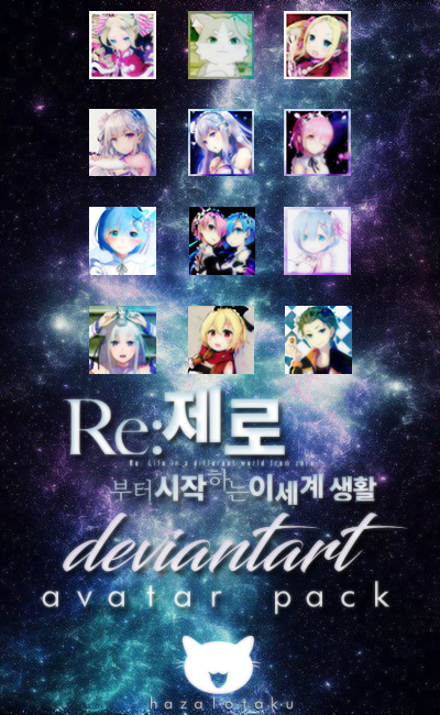 Re Zero Deviantart Avatar Pack by HazalOtaku on DeviantArt