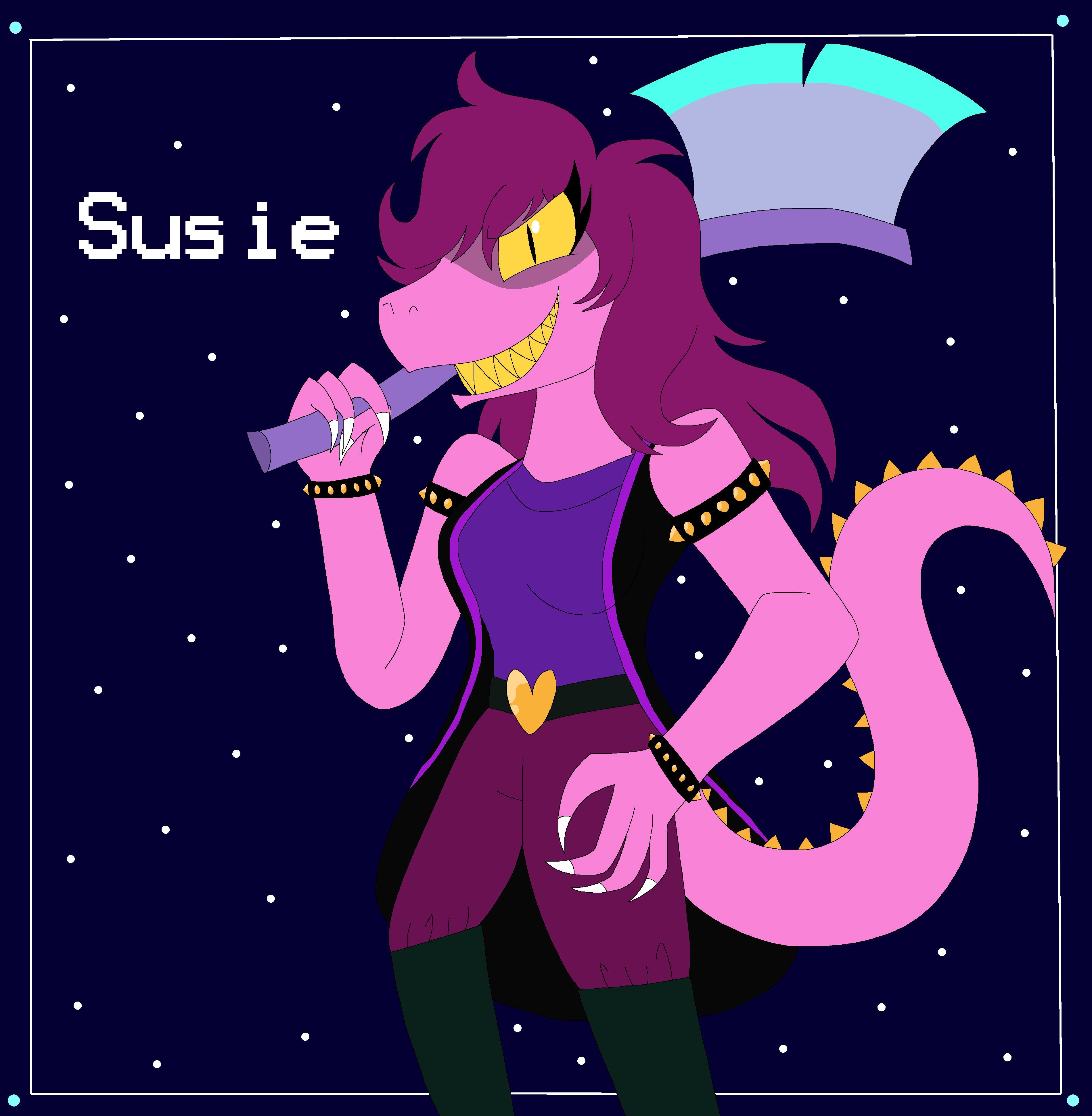 Deltarune| Susie by StellaEX on DeviantArt
