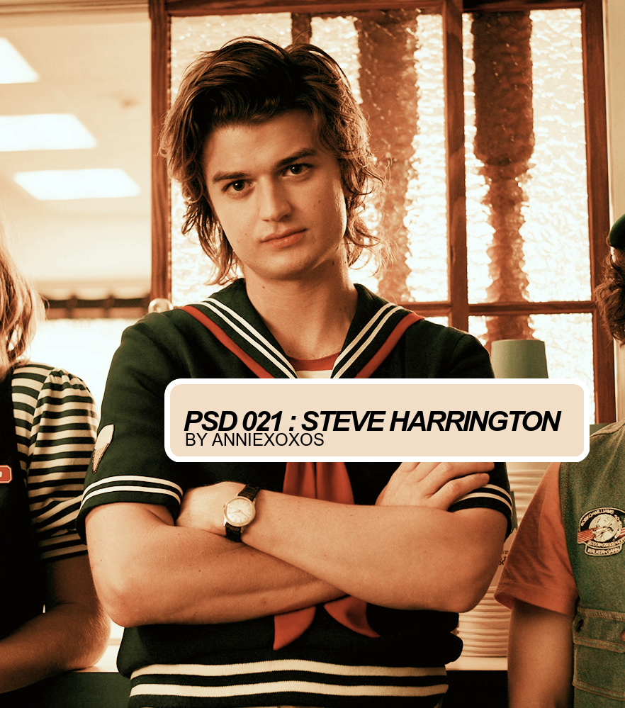 PSD 021 - steve harrington ( version 2 ) by anniexoxos on DeviantArt