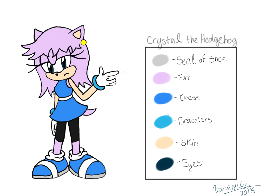 Crystal The Hedgehog Reference Sheet by Hanasekoi on DeviantArt
