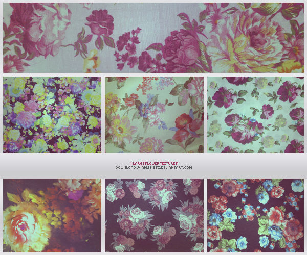 8 large floral textures by iamszissz on DeviantArt