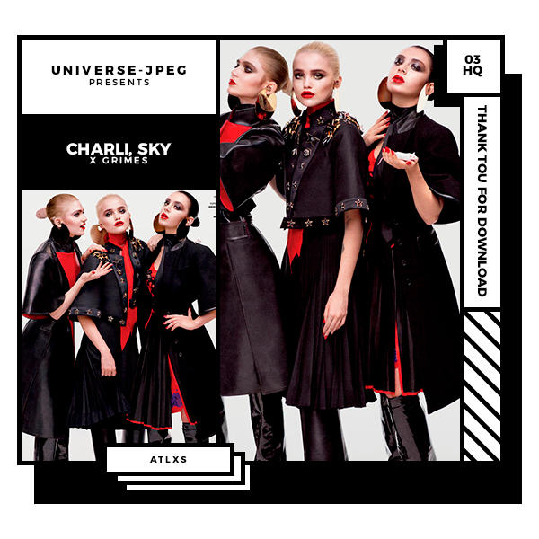 photopack 3629 . charli xcx, sky ferreira x grimes by WAVES-JPG on ...