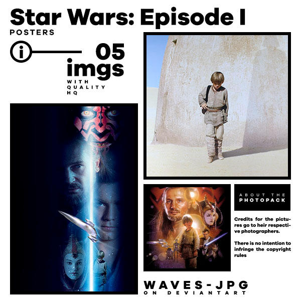 photopack 4554 / star wars: episode I |POSTERS| by WAVES-JPG on DeviantArt
