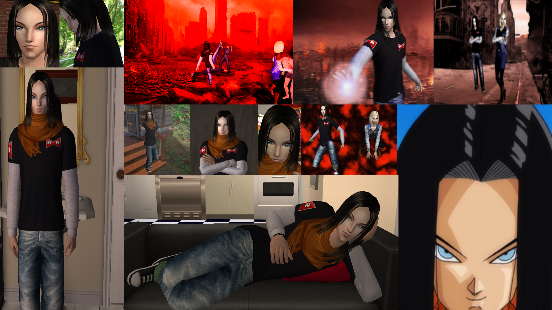 DBZ - Android #17 Sim Download - Simdrew1993 by Simdrew1993 on DeviantArt