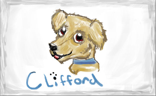 Cartoon Clifford by AngieTheInsaneCat83 on DeviantArt