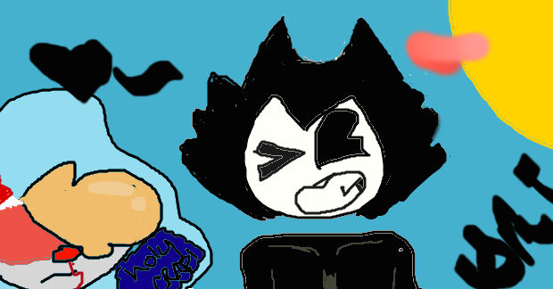 Beach day! (BATQFTIM BendyStraw/Cendy) by DaddyBenz on DeviantArt