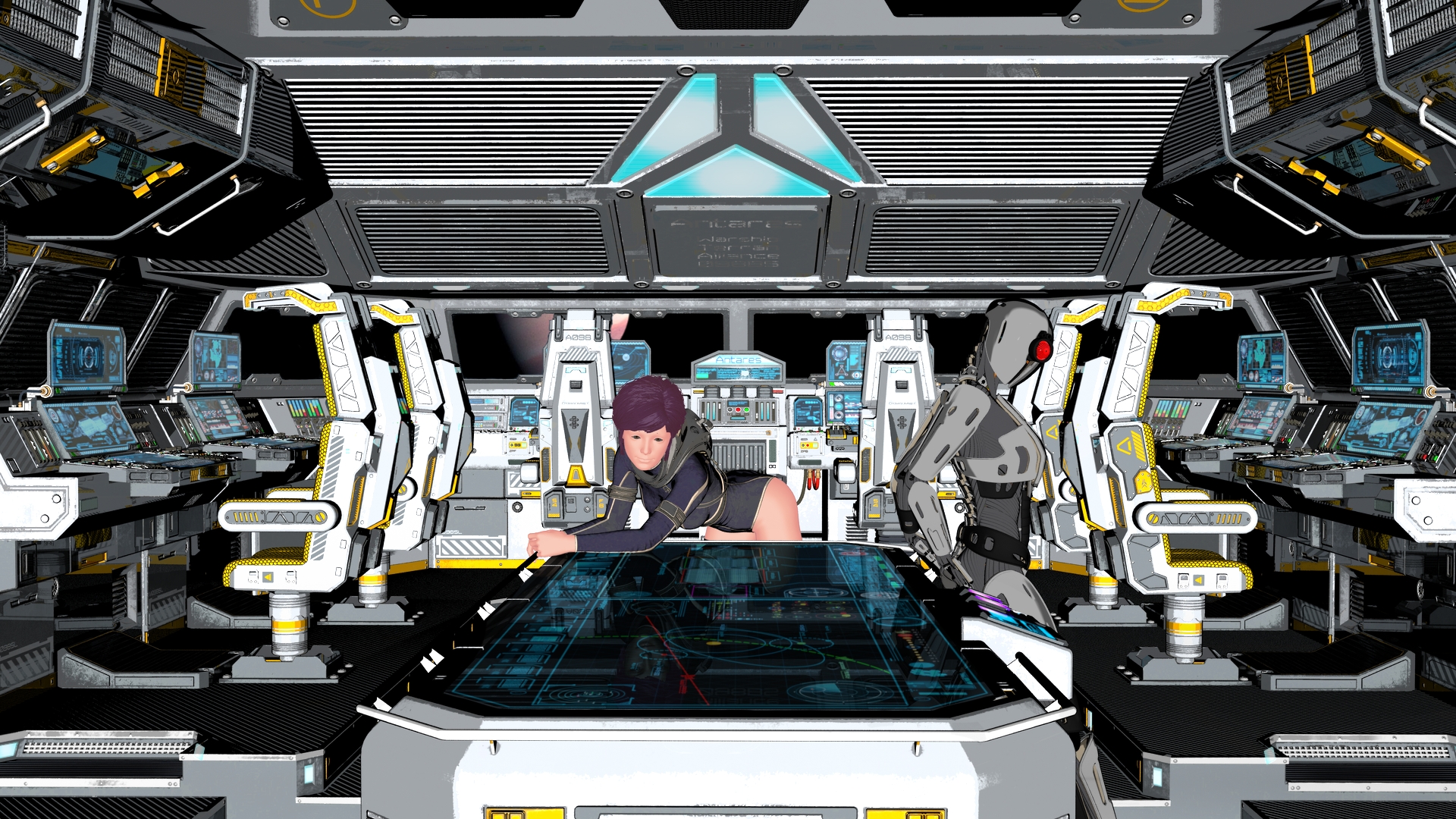 Space Ship Bridge by bob-dawg on DeviantArt