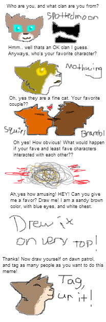 Warrior meme completed by ScourgeKingOfBLOOD on DeviantArt