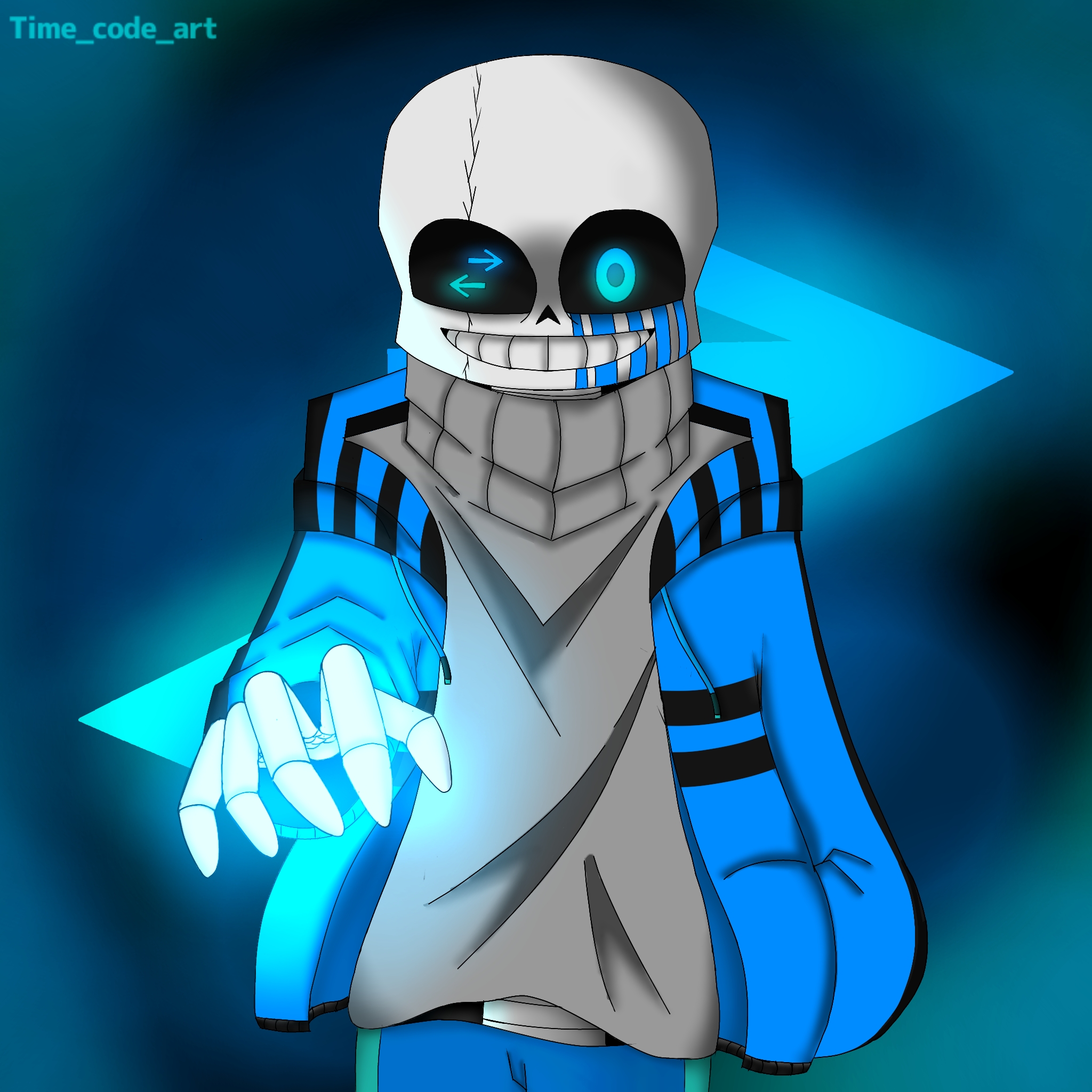 Time swap!Sans by Time-code-art58 on DeviantArt