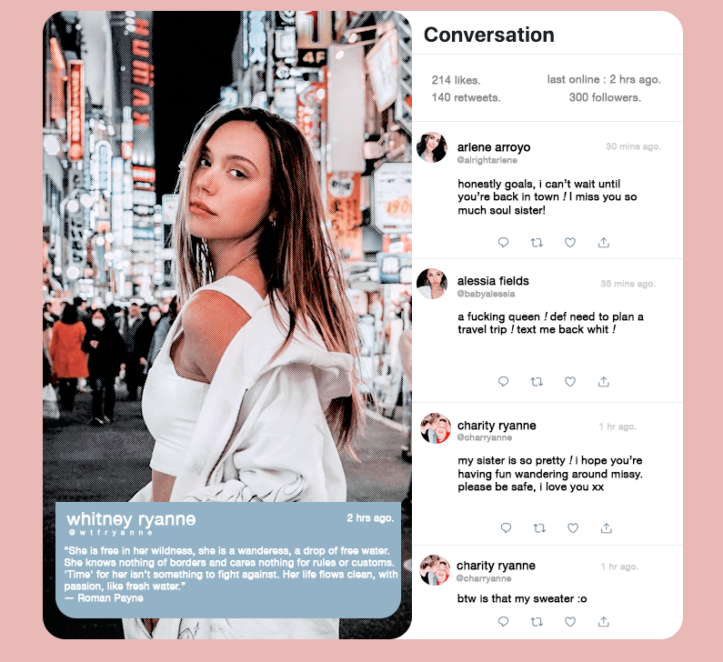 TWITTER FEED TEMPLATE by lvcifcrsrcs on DeviantArt