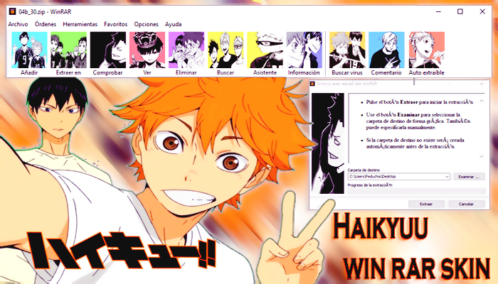 Haikyuu win rar skin by NiasEditions on DeviantArt