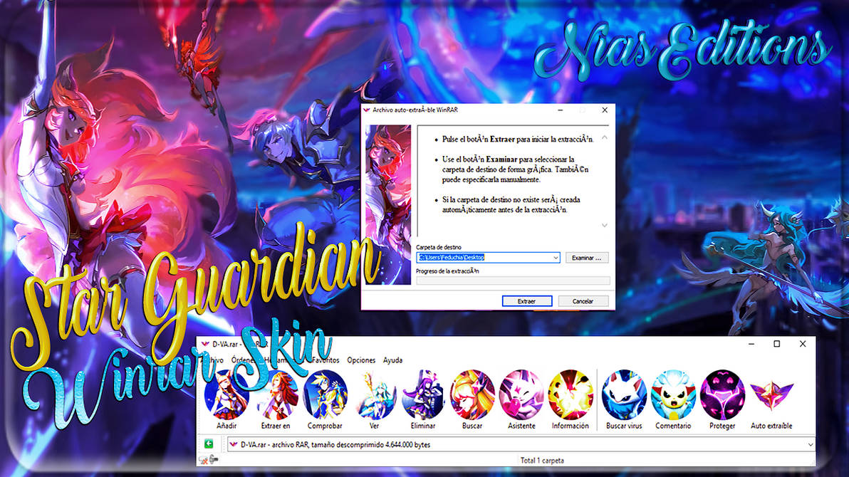 Win Rar Skin - Star Guardian 2nd generation by NiasEditions on DeviantArt