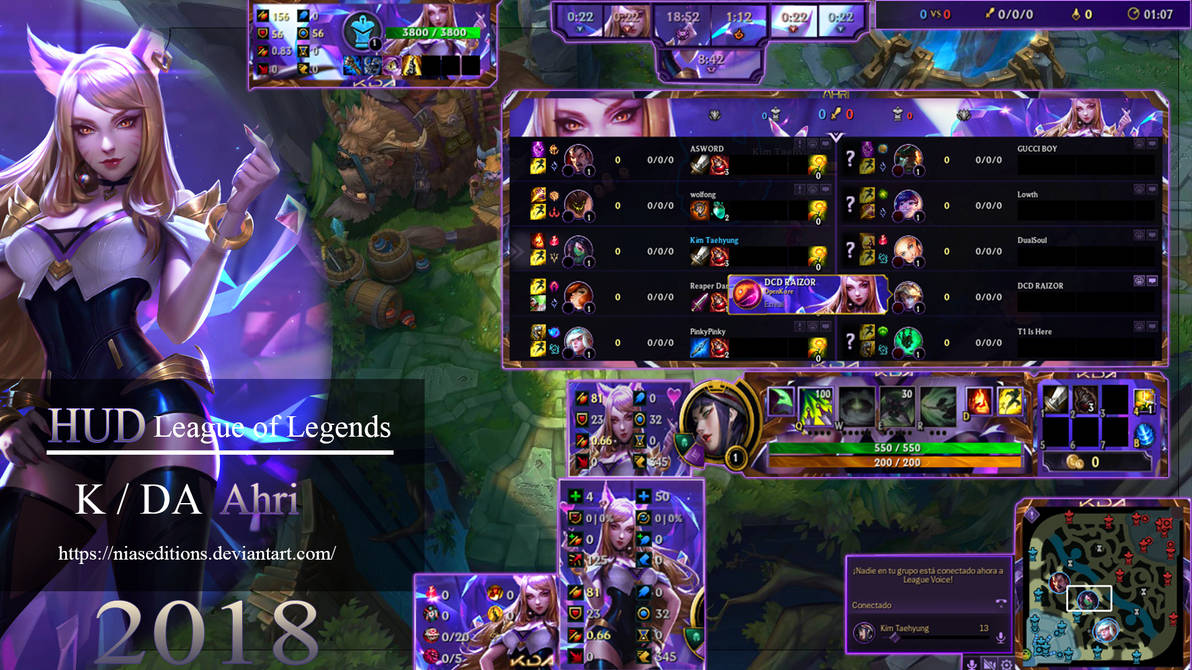 HUD KDA Ahri by NiasEditions on DeviantArt