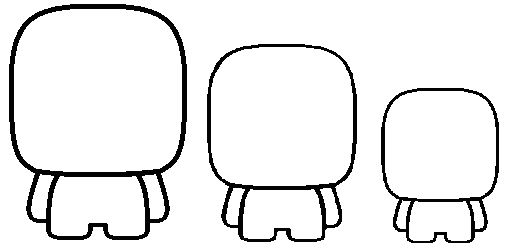 Toonix Bases (by Size) by ABFan21 on DeviantArt