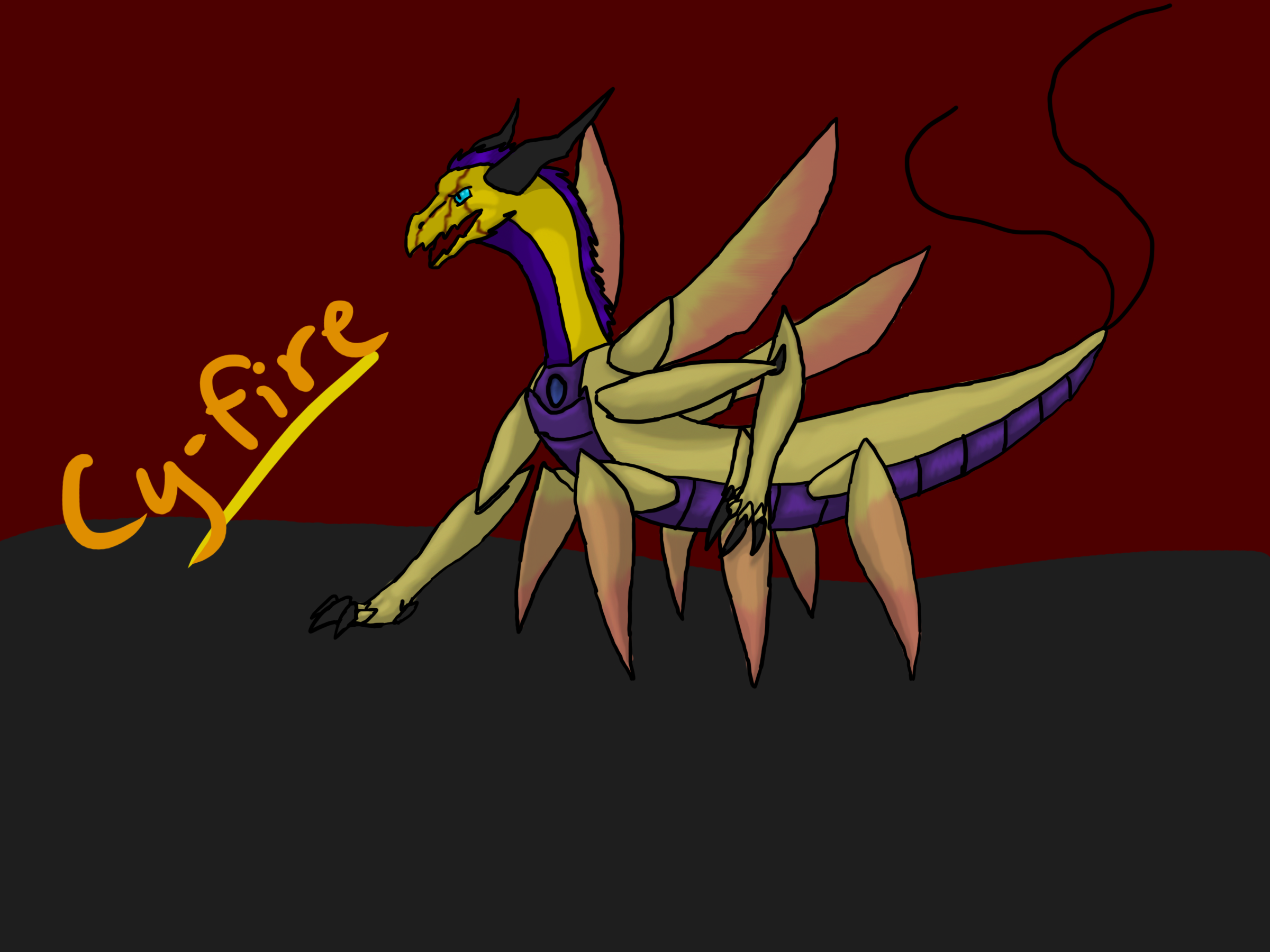 Goldenfire as a Cy-bug WiR by NoelaniEternal on DeviantArt