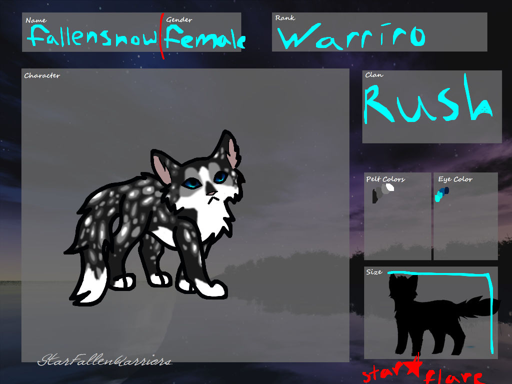 fallensnow by StarFlareTheCat on DeviantArt