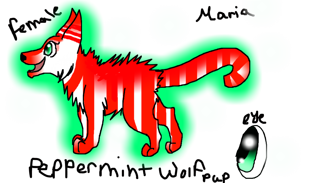 maria the peppermint wolf ( contest entry ) by StarFlareTheCat on ...