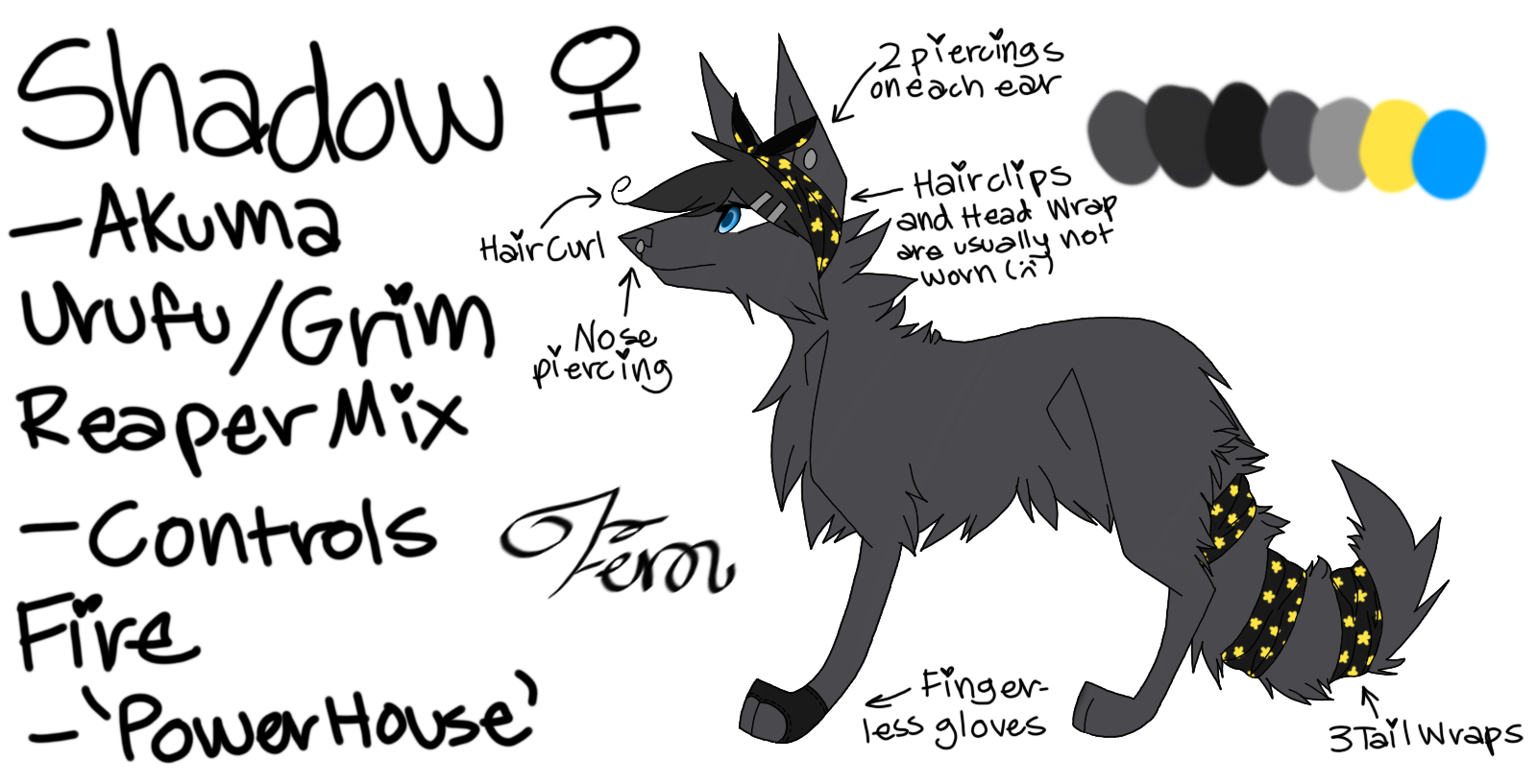 Shadow Reference Sheet by Fernfrost21 on DeviantArt