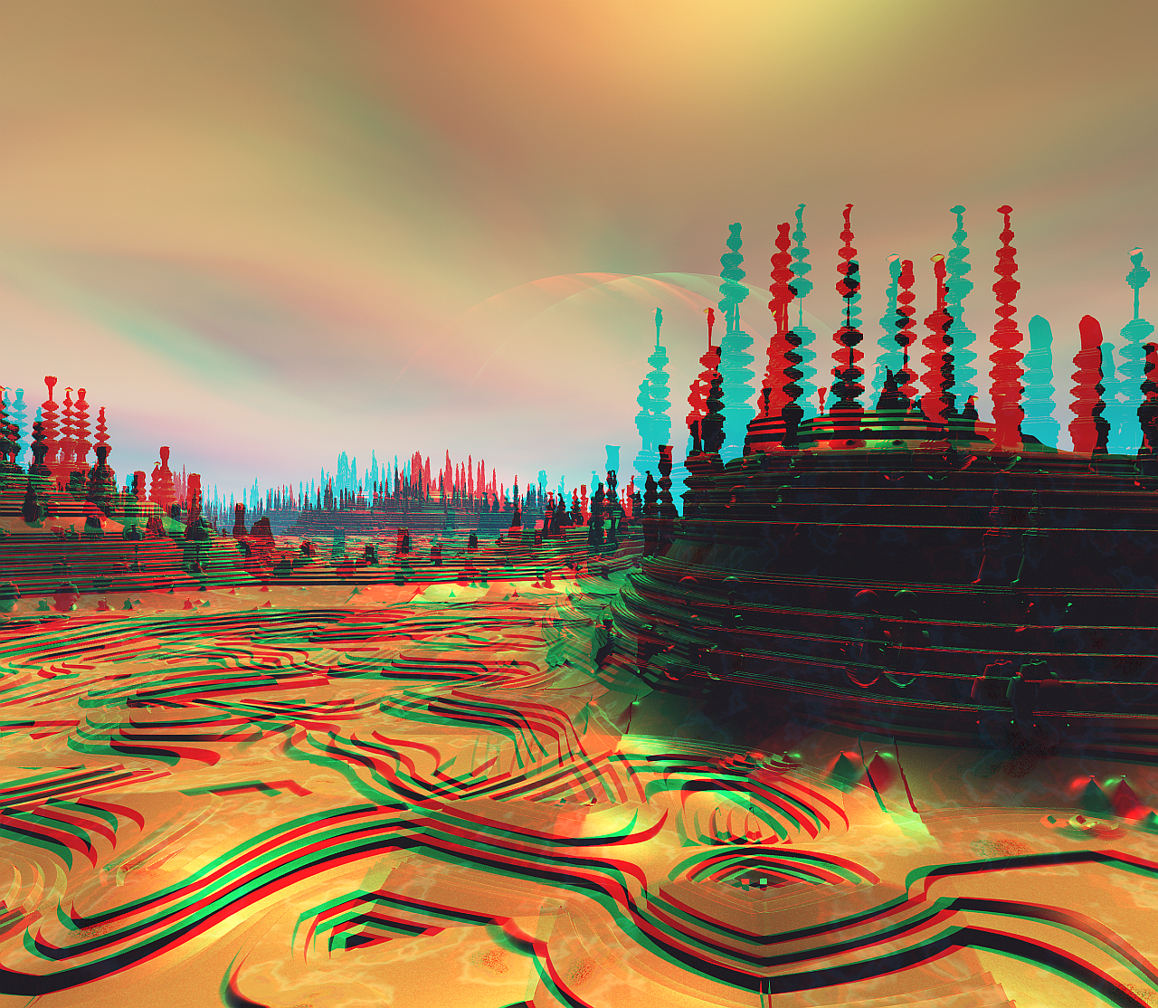 Bunker Anaglyph 3D Stereoscopy by Osipenkov on DeviantArt