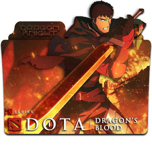 Dota Dragon's Blood (2021) v1 folder icon by post1987 on DeviantArt