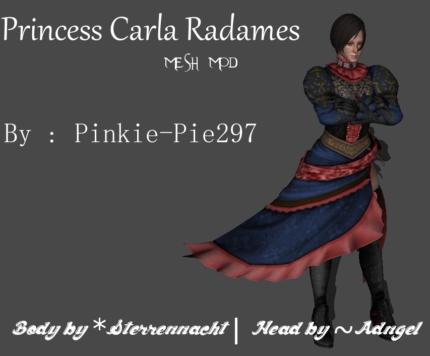 Princess Carla Radames (Mesh Mod) [DL] by Pinkie-Pie297 on DeviantArt