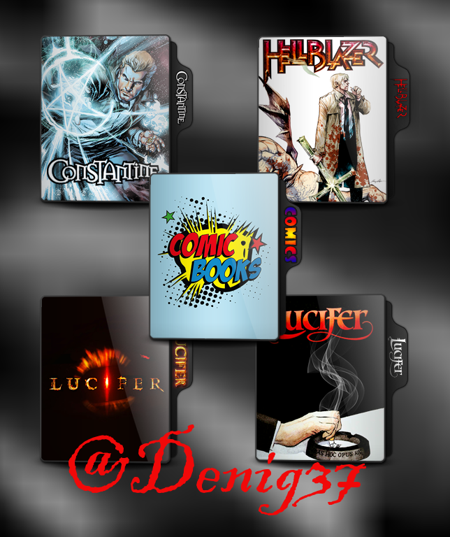 Lucifer + Constantine/ Hellblazer Folder Icons by Denig37 on DeviantArt