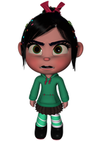 vanellope 3D Model animation test by Skyriderr on DeviantArt