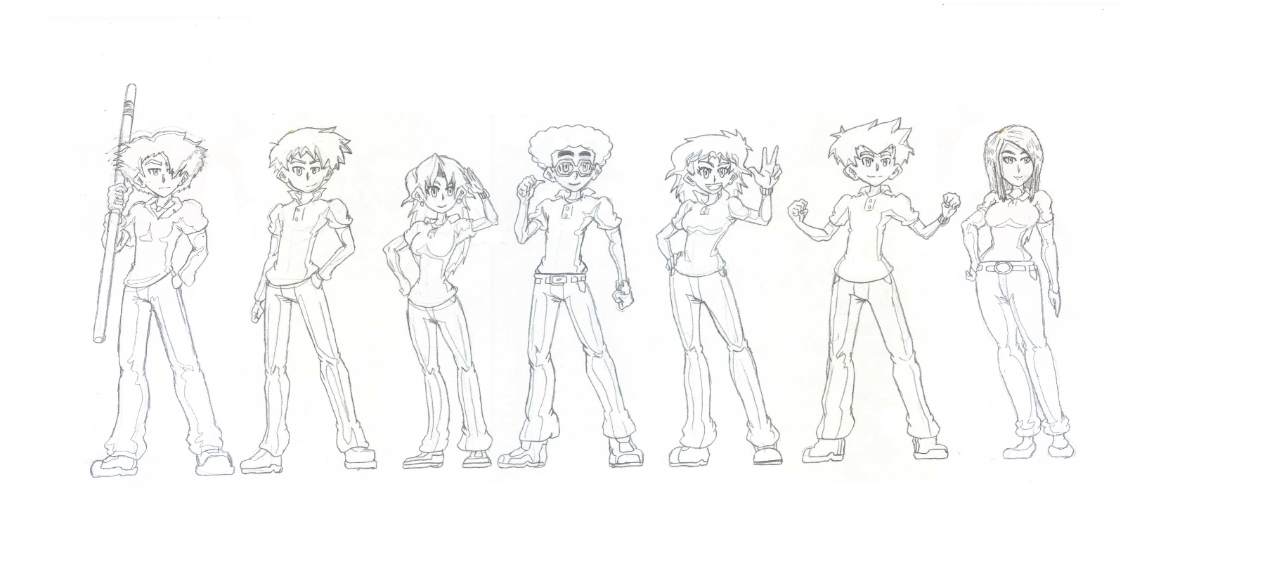 Power Rangers Animated All - School Uniforms by JayLee2014 on DeviantArt