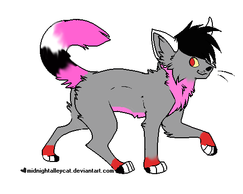 My kitty OC by NightBerri on DeviantArt