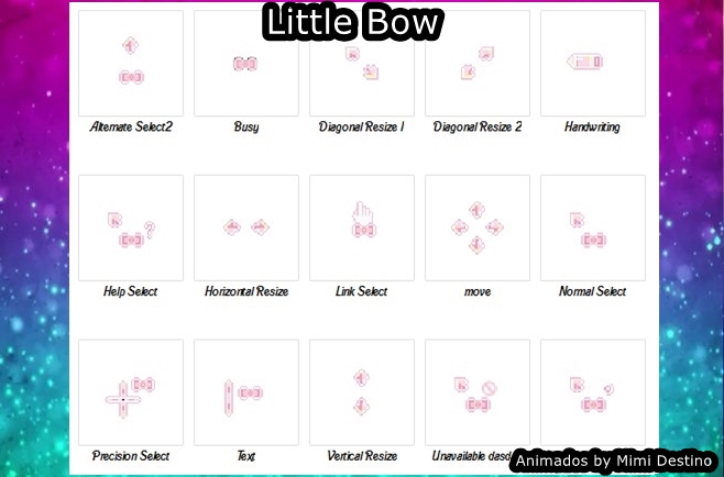 Pink Little Bow Cursors Cursores by Nalexnu on DeviantArt