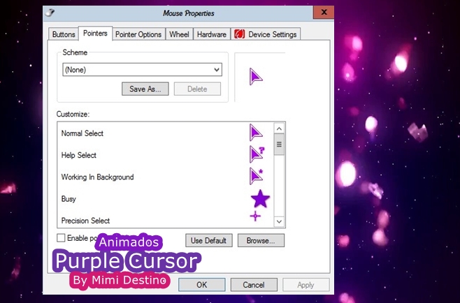 Purple Cursors Cursores Morados by Nalexnu on DeviantArt